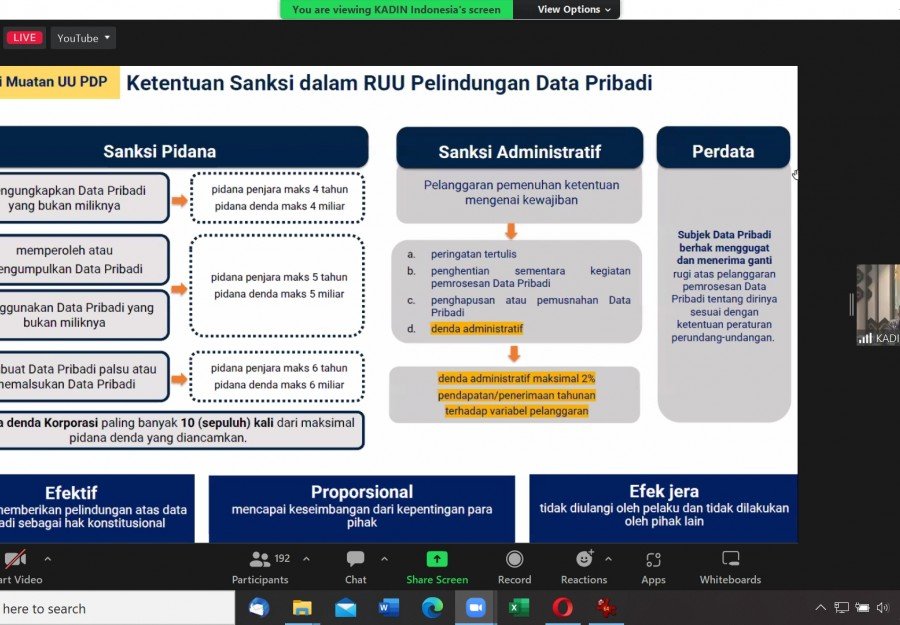 Sosialisasi UU Perlindungan Data Pribadi (PDP) - Asosiasi Panel Kayu ... Sosialisasi UU Perlindungan Data Pribadi (PDP) - Asosiasi Panel Kayu ...